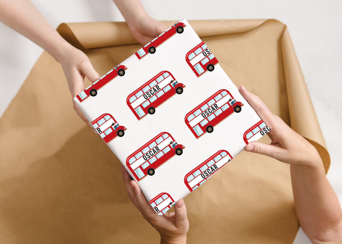 Personalised London-themed Christmas Wrapping Paper– Abigail Warner